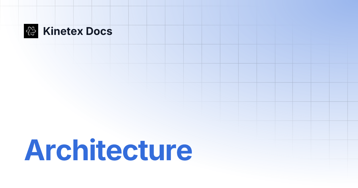 Architecture | Kinetex Docs